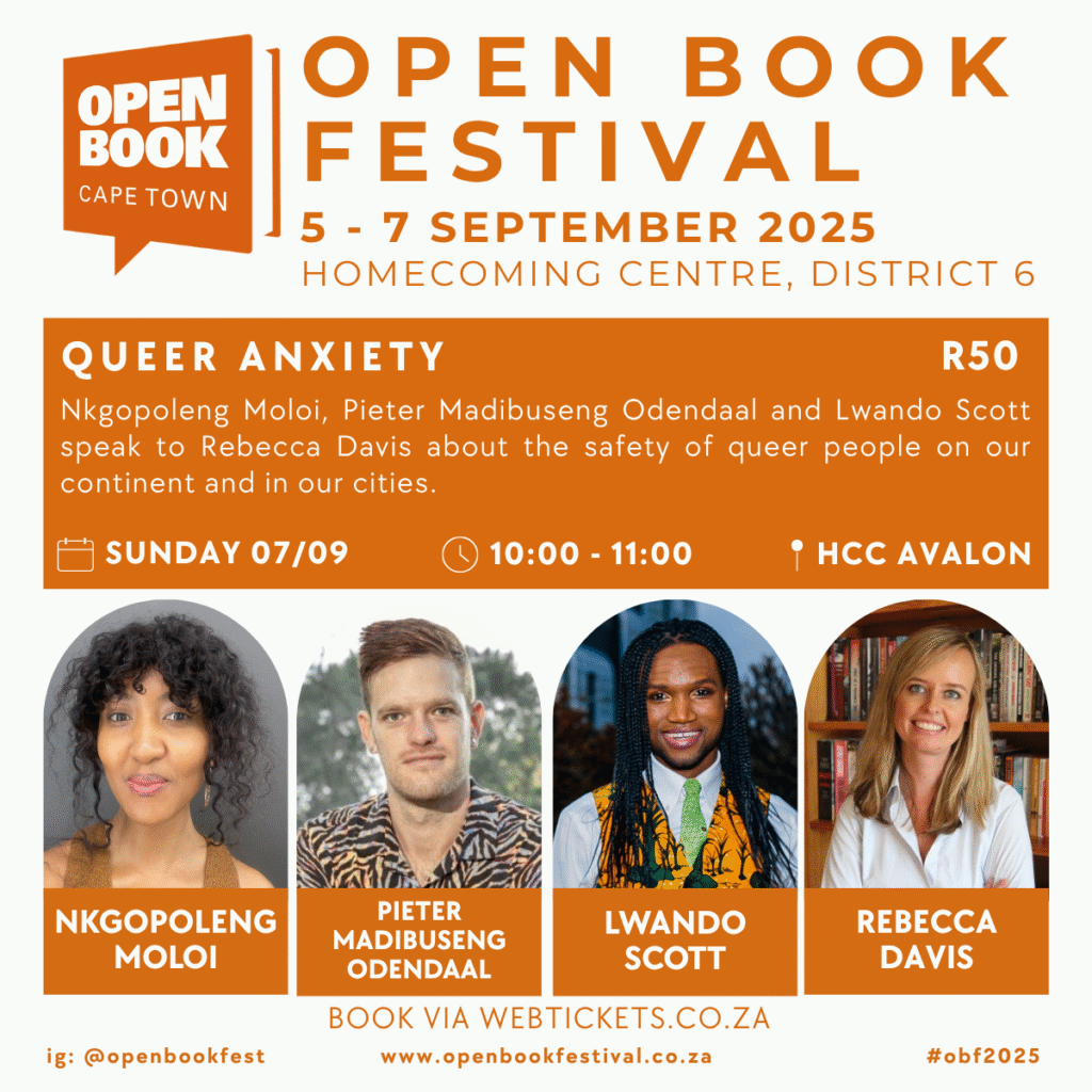 Queer Anxiety - Open Book Festival