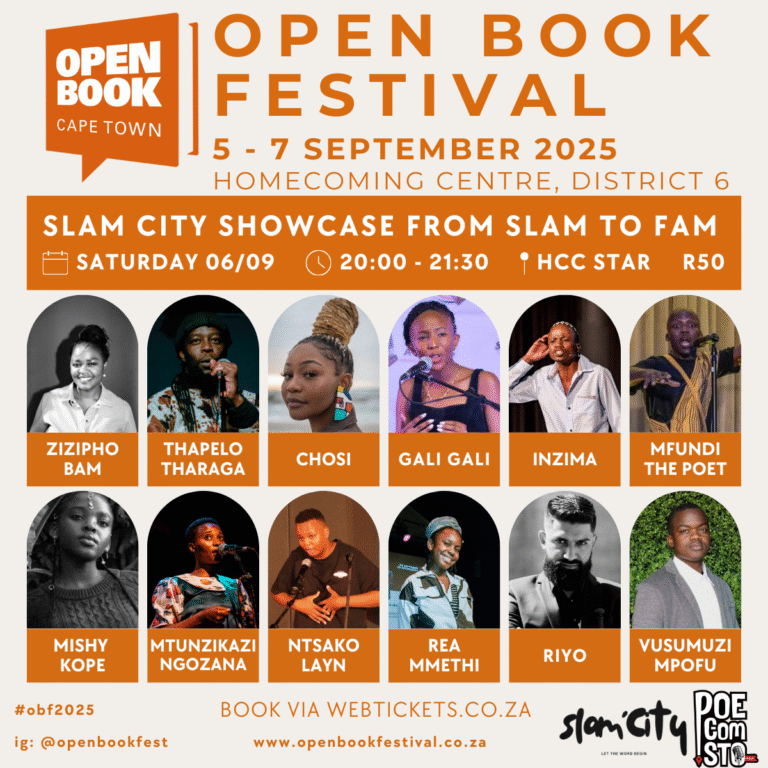 OBF2025: Slam City - Open Book Festival
